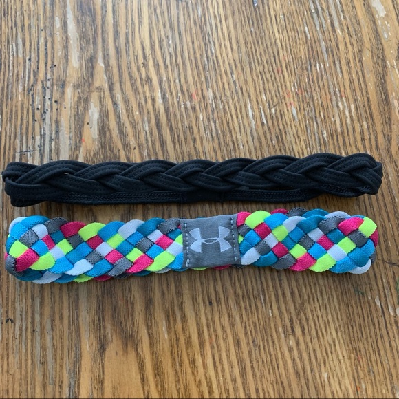 Under Armour | Accessories | Braided Under Armour Nonslip Headband ...